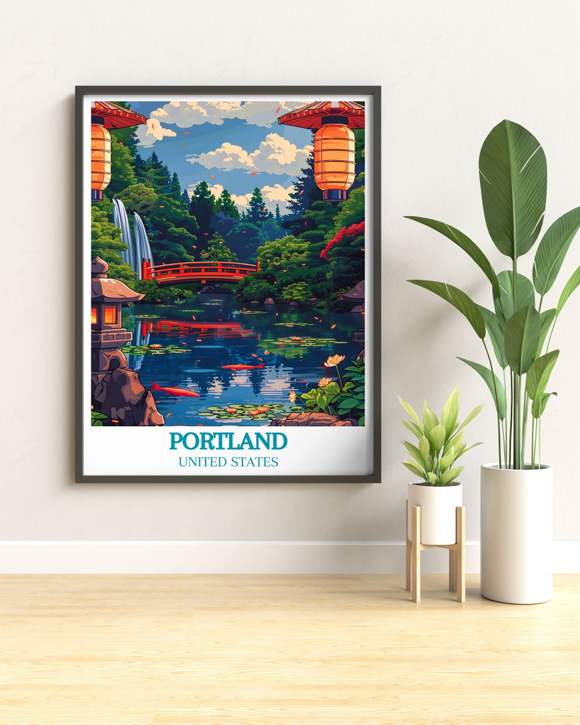 Portland Wall Hangings Portland Japanese Garden Art Prints Portland ...
