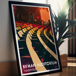 Ryman Auditorium Poster - Stage and Auditorium Decor - Stage and ...