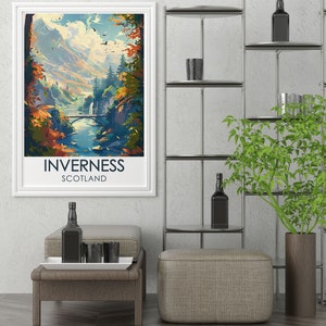 Inverness Nature Art - Ness Islands Poster - Scenic River Views ...