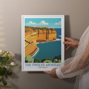 The Twelve Apostles Print - Gibson Steps Art Print - Gibson Steps ...