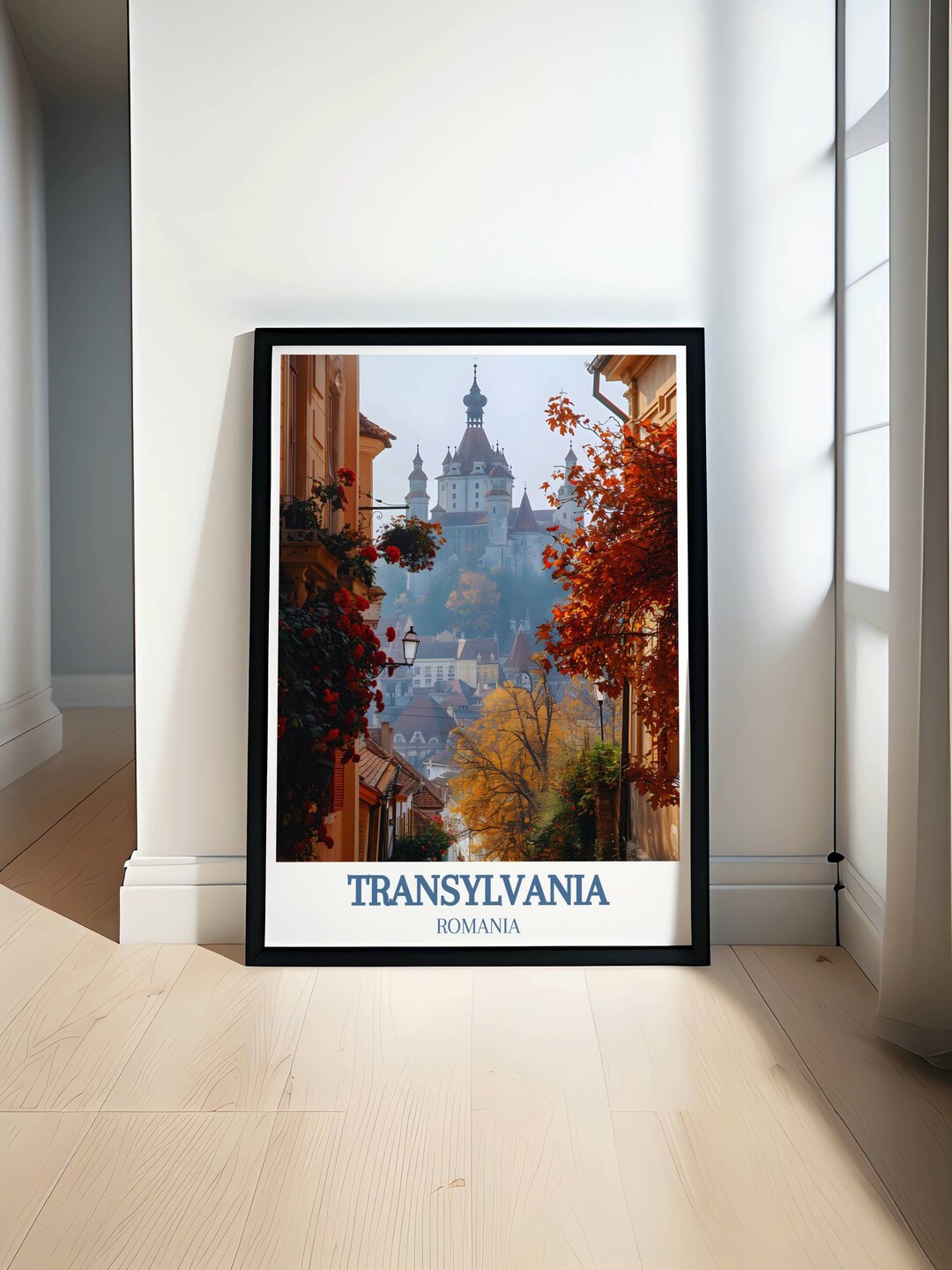 Transylvania Poster - Transylvania Print - Sighișoara Citadel Print ...