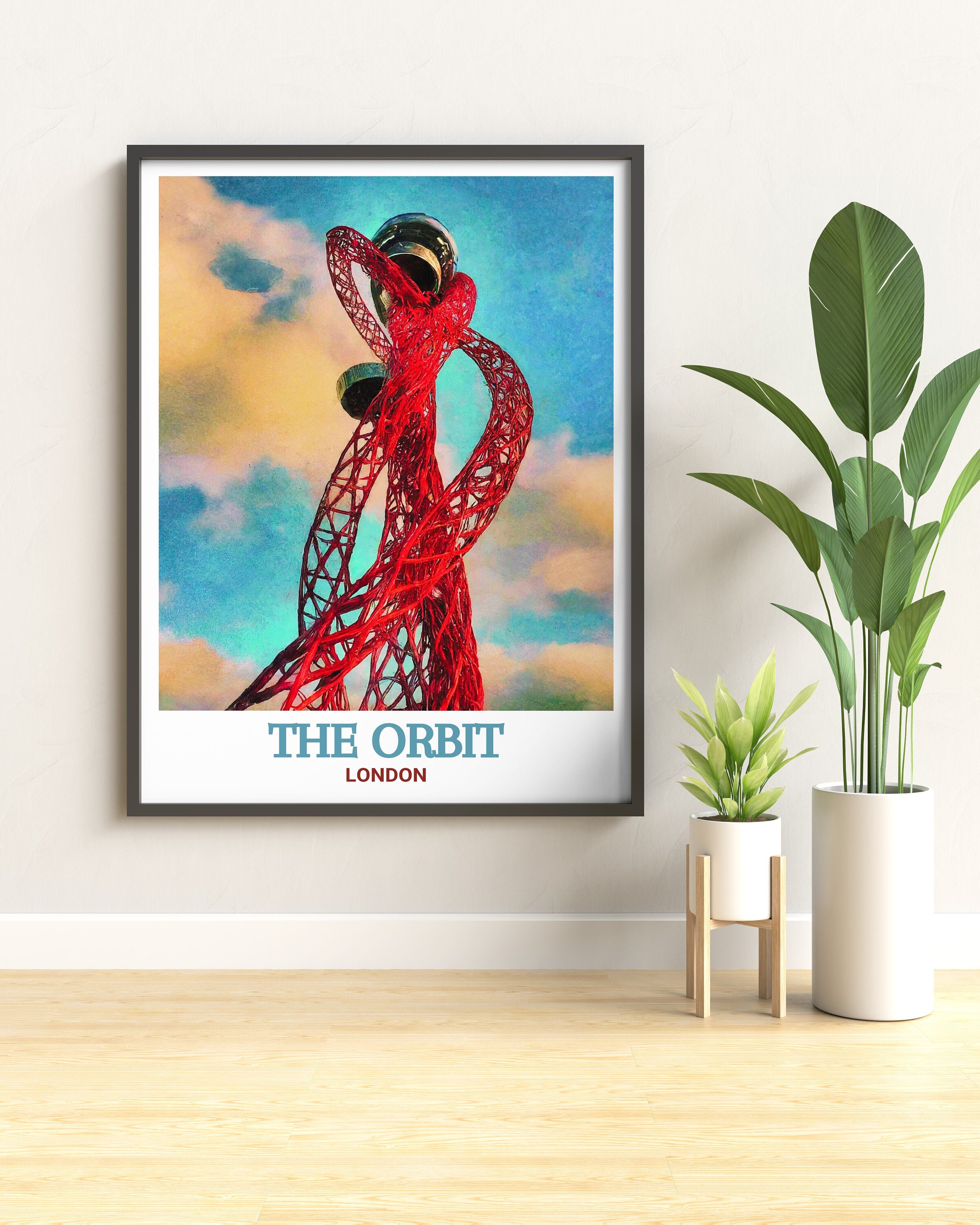 The Orbit Art Prints London Travel Art the Arcelormittal Orbit Posters ...
