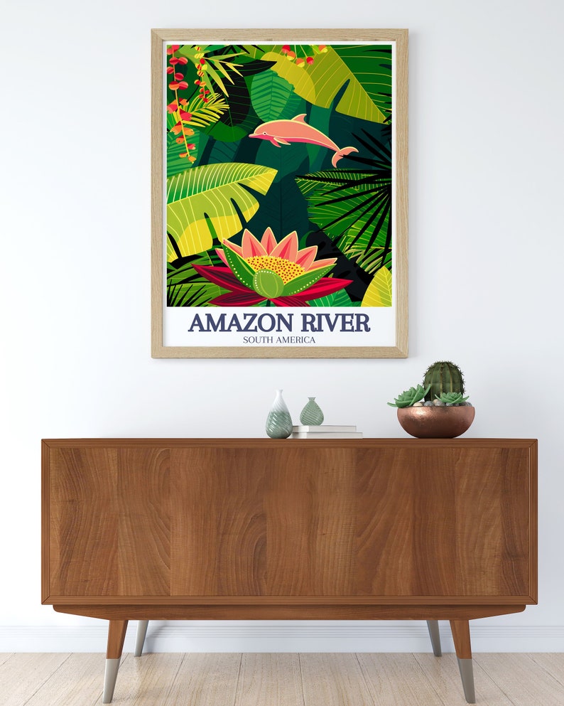 Amazon River Poster - Framed Victoria Regia Water Lily Print - Amazon ...
