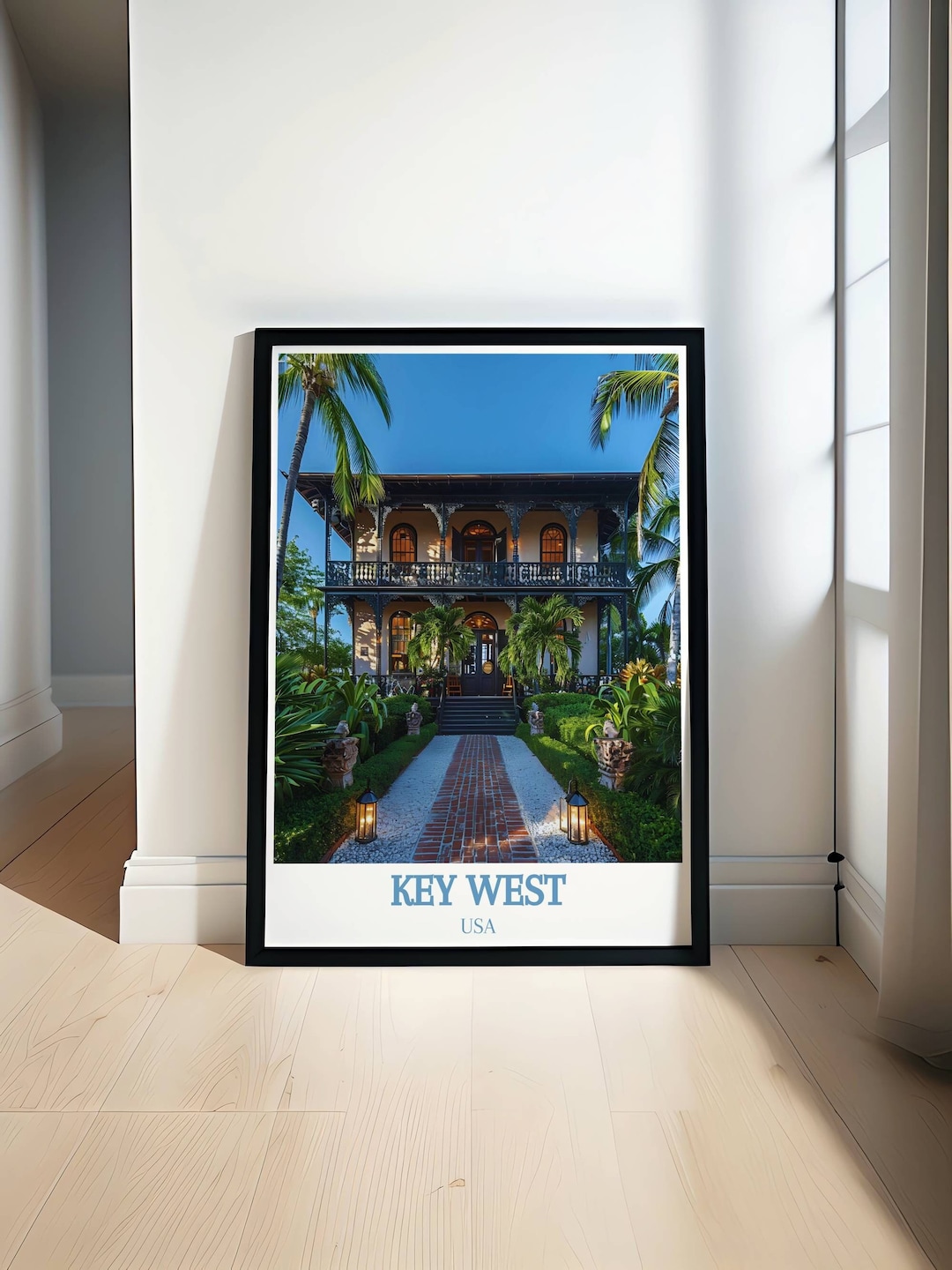 Key West Print - Ernest Hemingway Home and Museum Print -key West ...