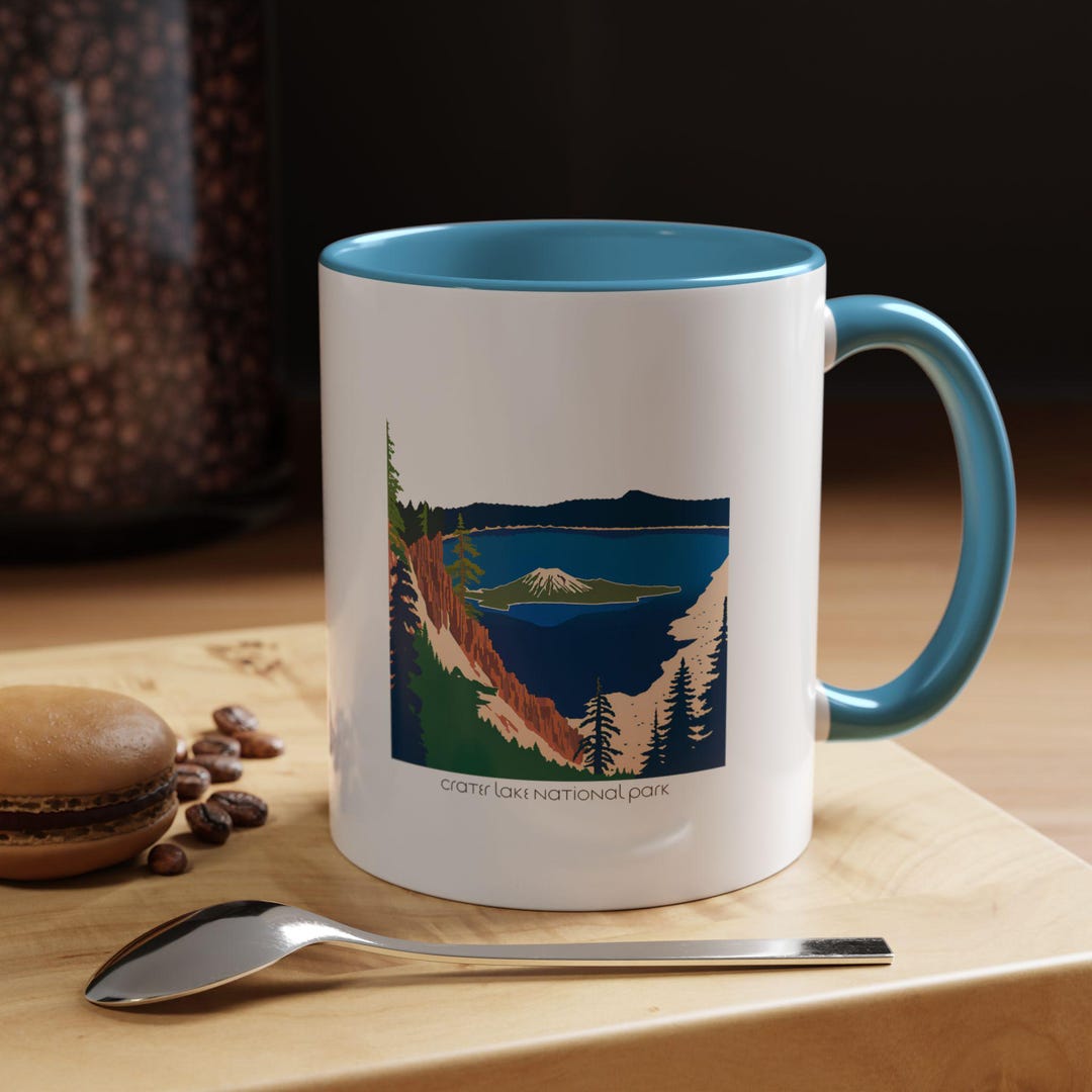 Crater Lake Mug - Oregon Mug - Crater Lake Coffee Mug - Oregon Coffee ...