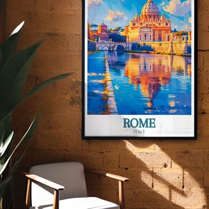 Rome Poster - Saint Peter’s Basilica Framed Print - Vatican City Print ...
