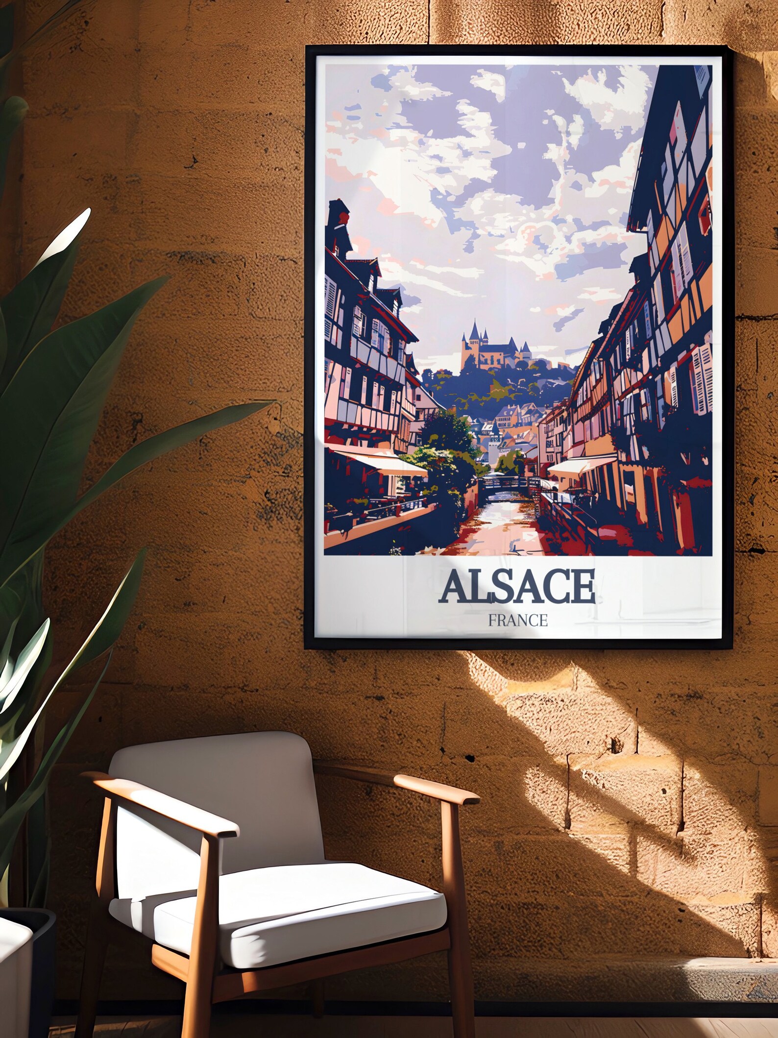 Alsace Print - Du Haut-koenigsbourg Poster - Alsace Poster - Alsace ...