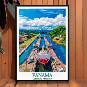 Panama Poster - Framed Panama Print - Panama Art - Panama Wall Art ...