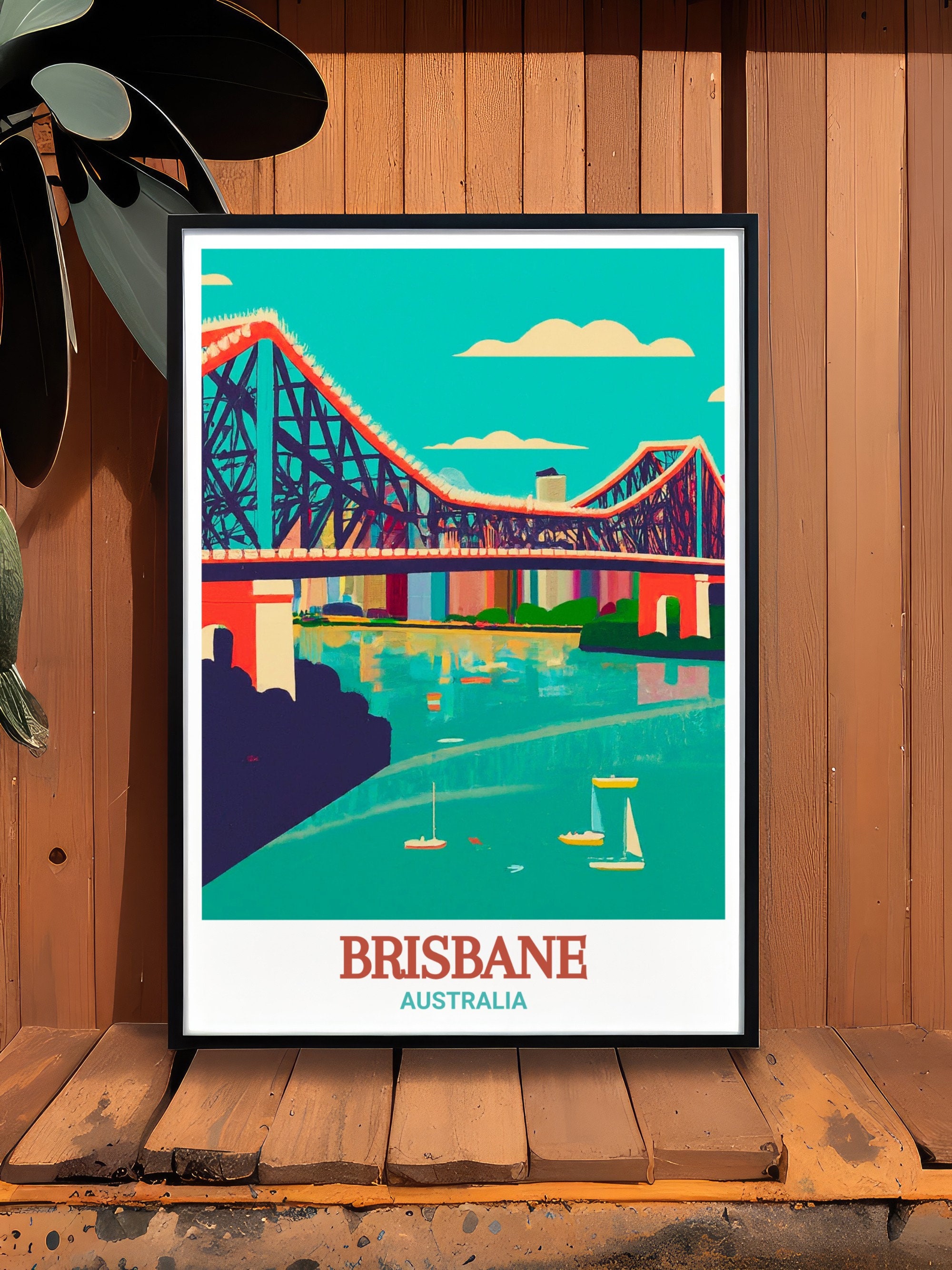 Brisbane Print - Story Bridge Australia Print - Story Bridge Poster ...