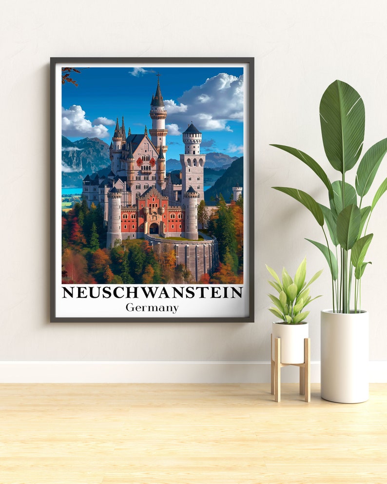 Neuschwanstein Castle Posters Neuschwanstein Castle Art Neuschwanstein ...