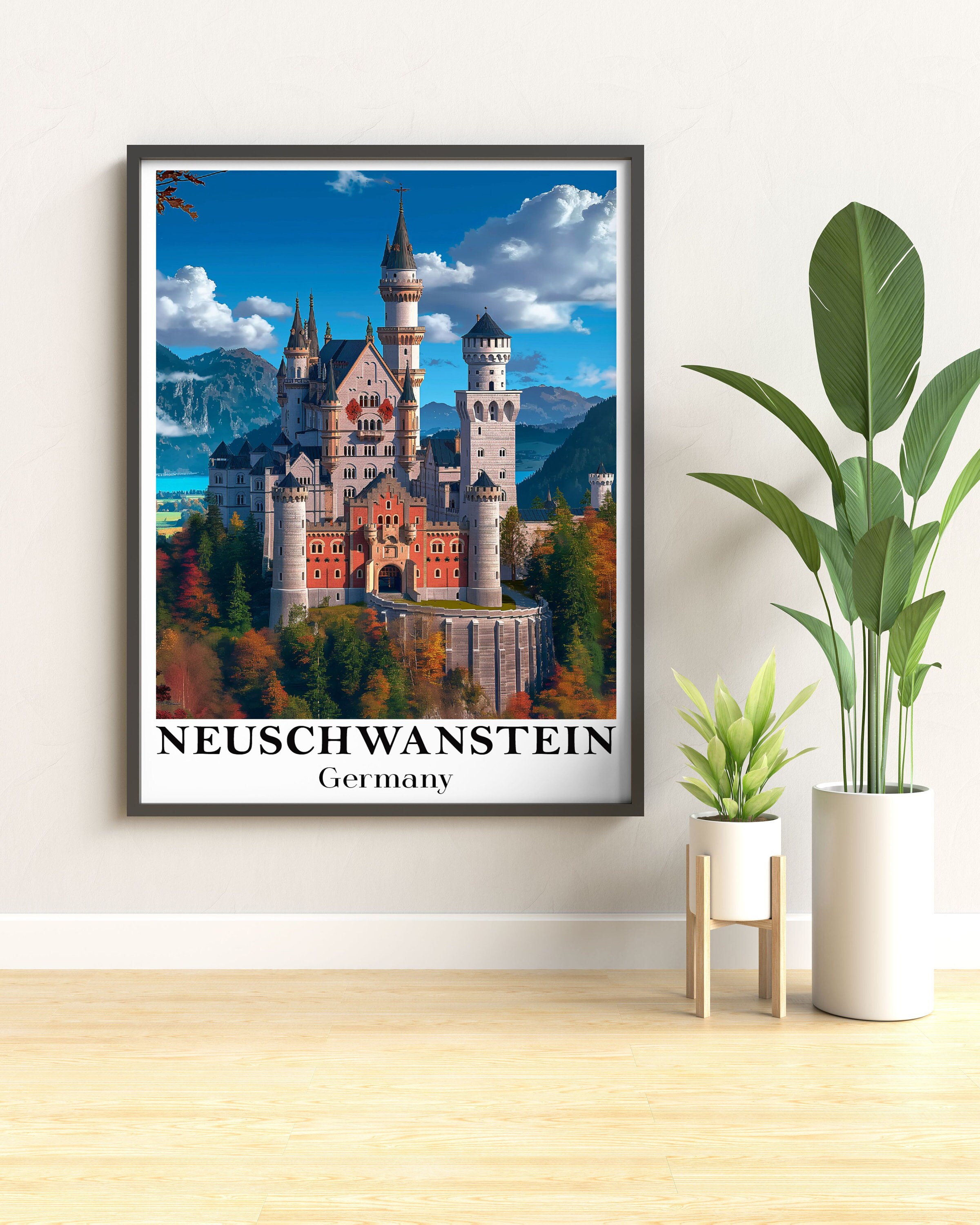 Neuschwanstein Castle Posters Neuschwanstein Castle Art Neuschwanstein ...