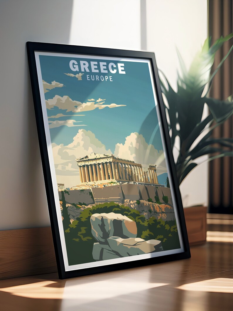 Greece Posters Acropolis of Athens Prints Greek Art Prints Greece Wall ...
