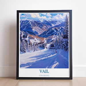 Vail Ski Resort and Colorado Scenery - Vintage Posters of Vail and ...