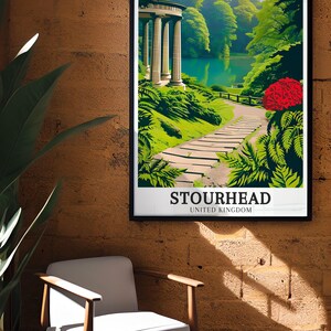 Stourhead Poster - Stourhead Gardens Art - Stourhead Print - Stourhead ...