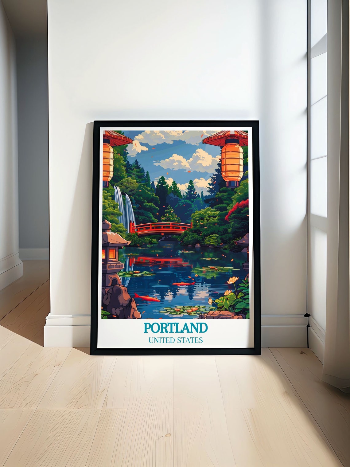 Portland Wall Hangings Portland Japanese Garden Art Prints Portland ...