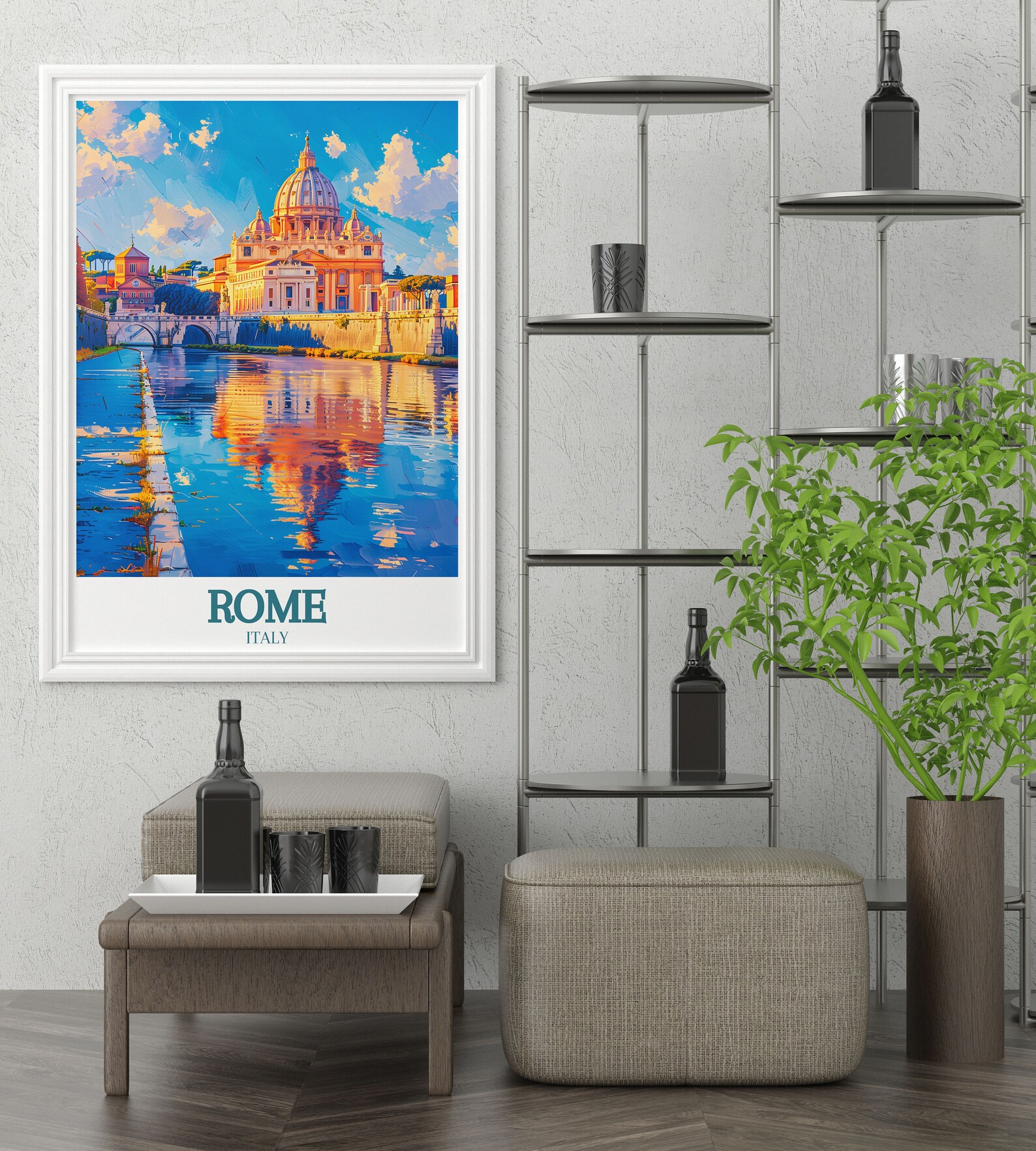Rome Poster - Saint Peter’s Basilica Framed Print - Vatican City Print ...