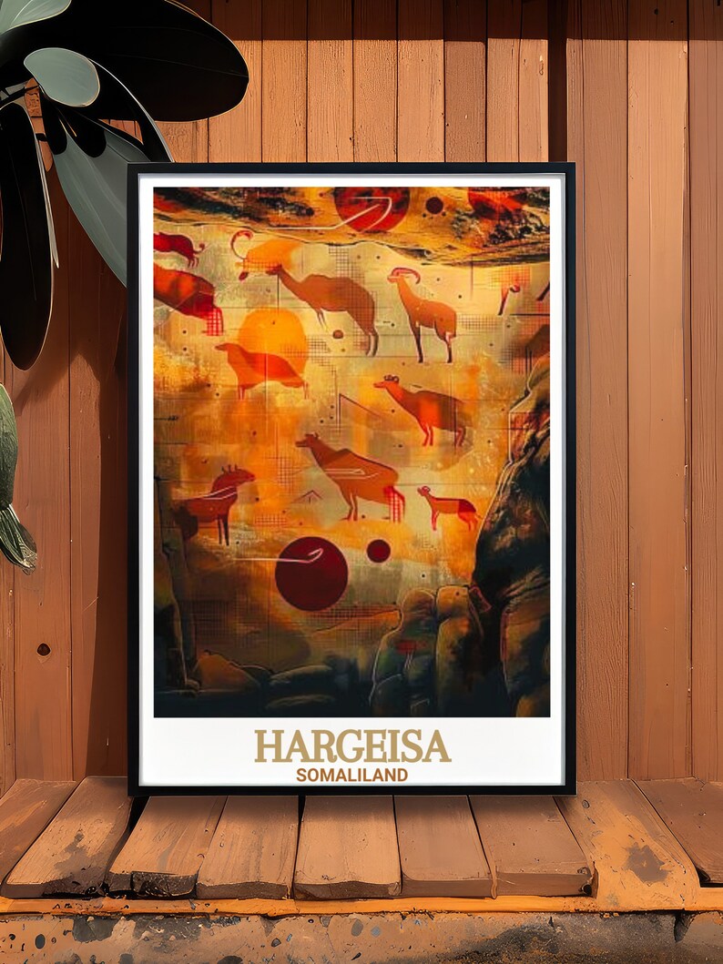 Hargeisa Somaliland Poster - Framed Laas Geel Rock Print - Laas Geel ...