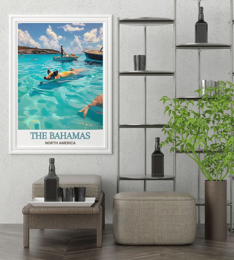The Bahamas Wall Art Exuma Cays and the Bahamas Posters Exuma Cays Art ...