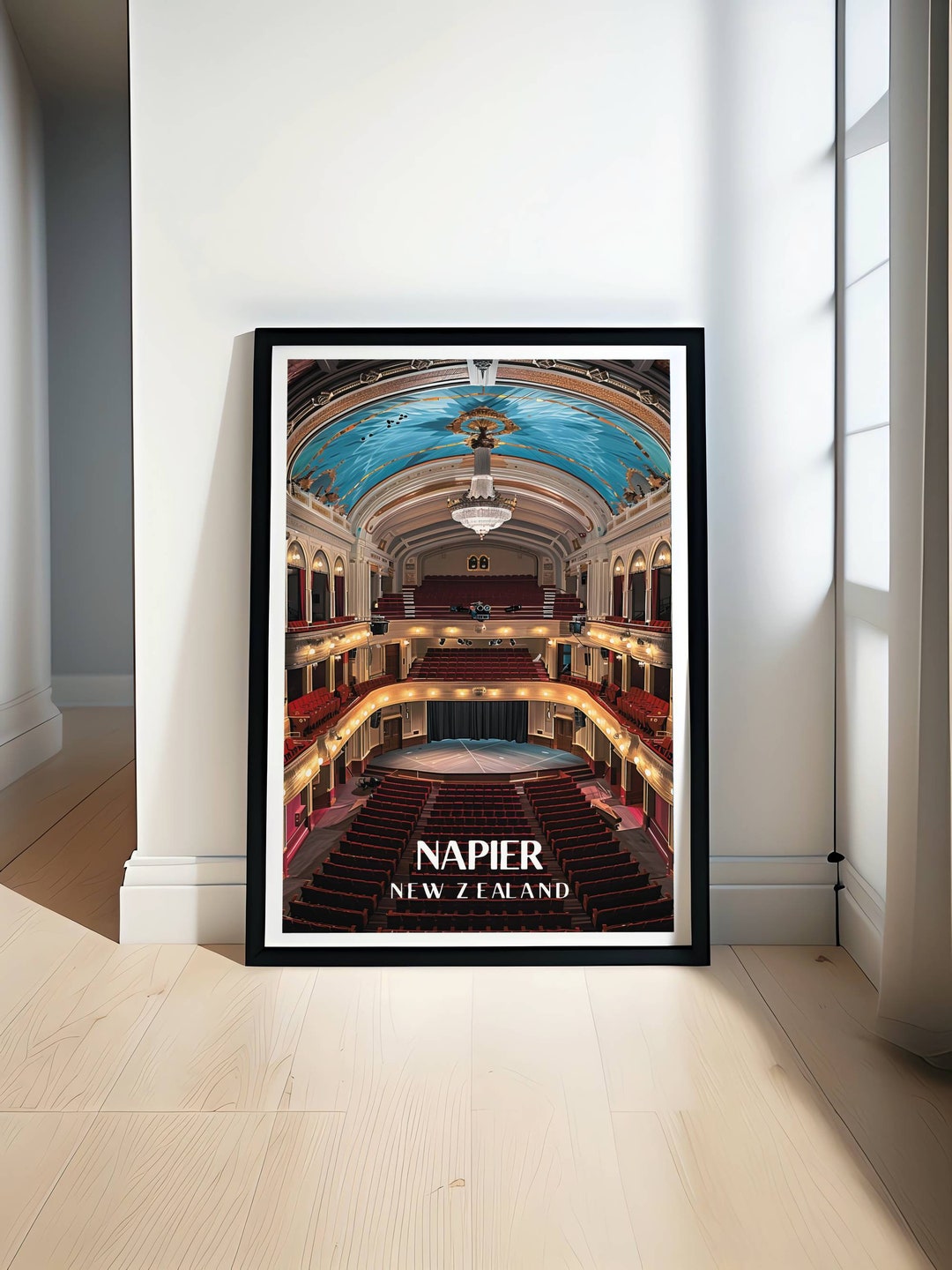 Napier Wall Art Hawke's Bay Opera House Prints New Zealand Art Prints ...