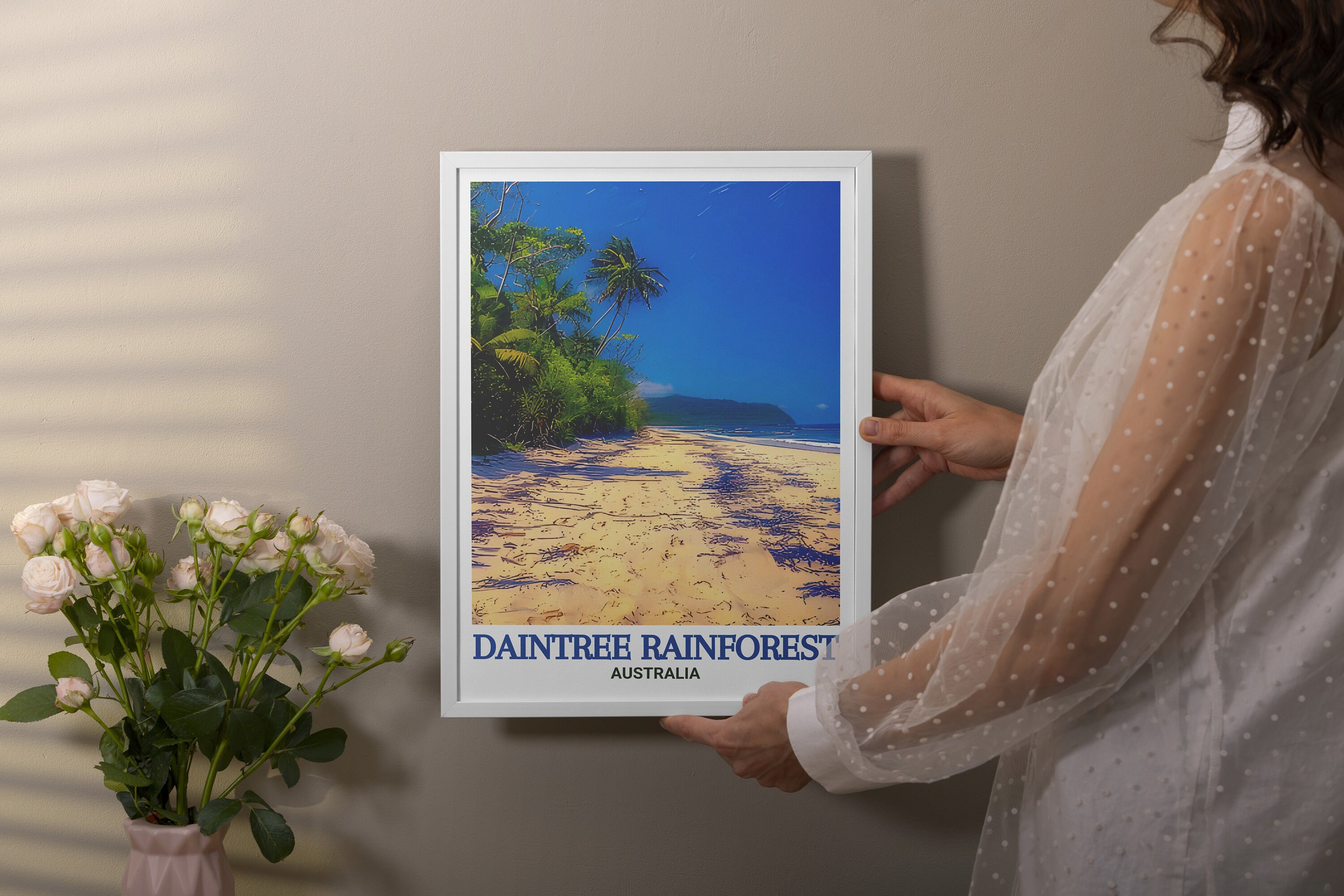 Daintree Rainforest Poster - Cape Tribulation Beach - Cape Tribulation ...