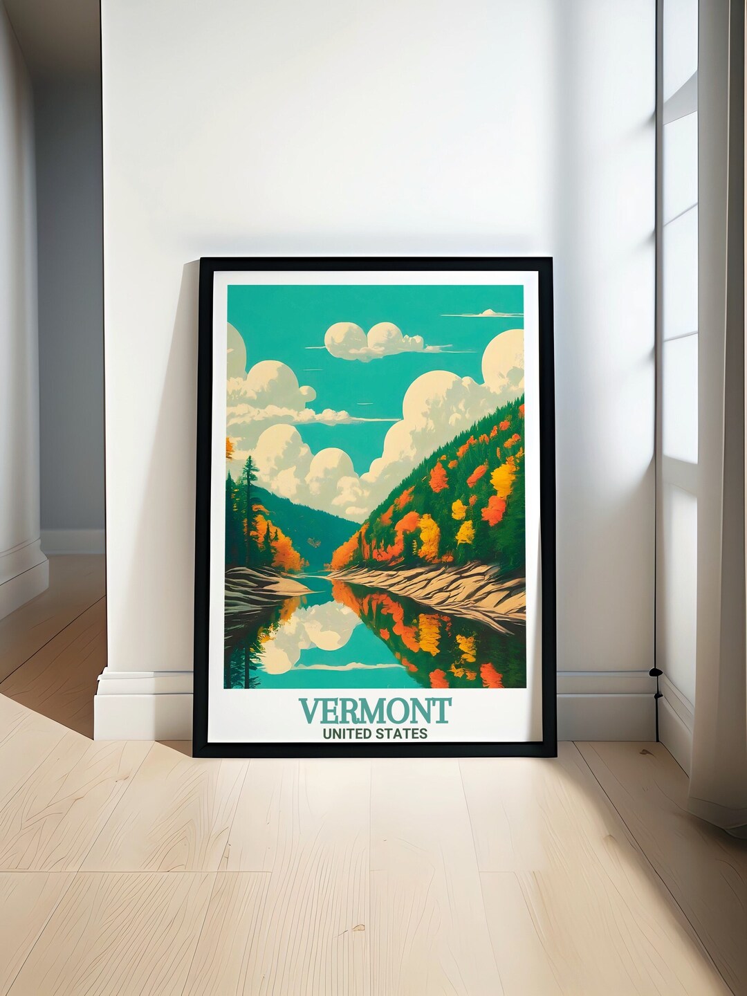 Vermont Travel Print - Quechee Gorge and New England Prints - Quechee ...