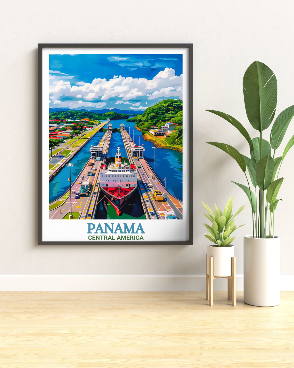Panama Poster - Framed Panama Print - Panama Art - Panama Wall Art ...