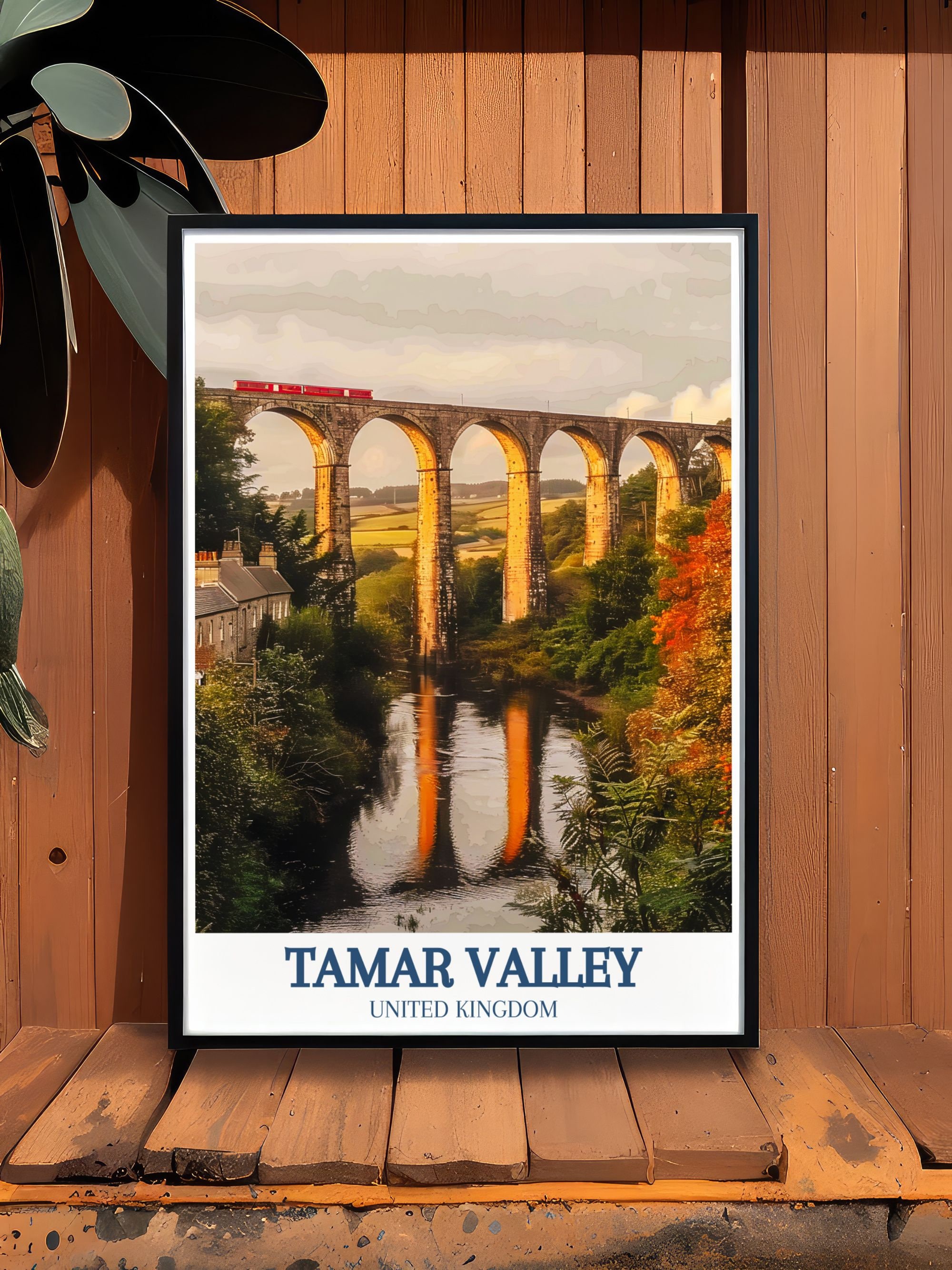 Tamar Valley AONB Posters Calstock Viaduct Art Prints Tamar Valley AONB ...