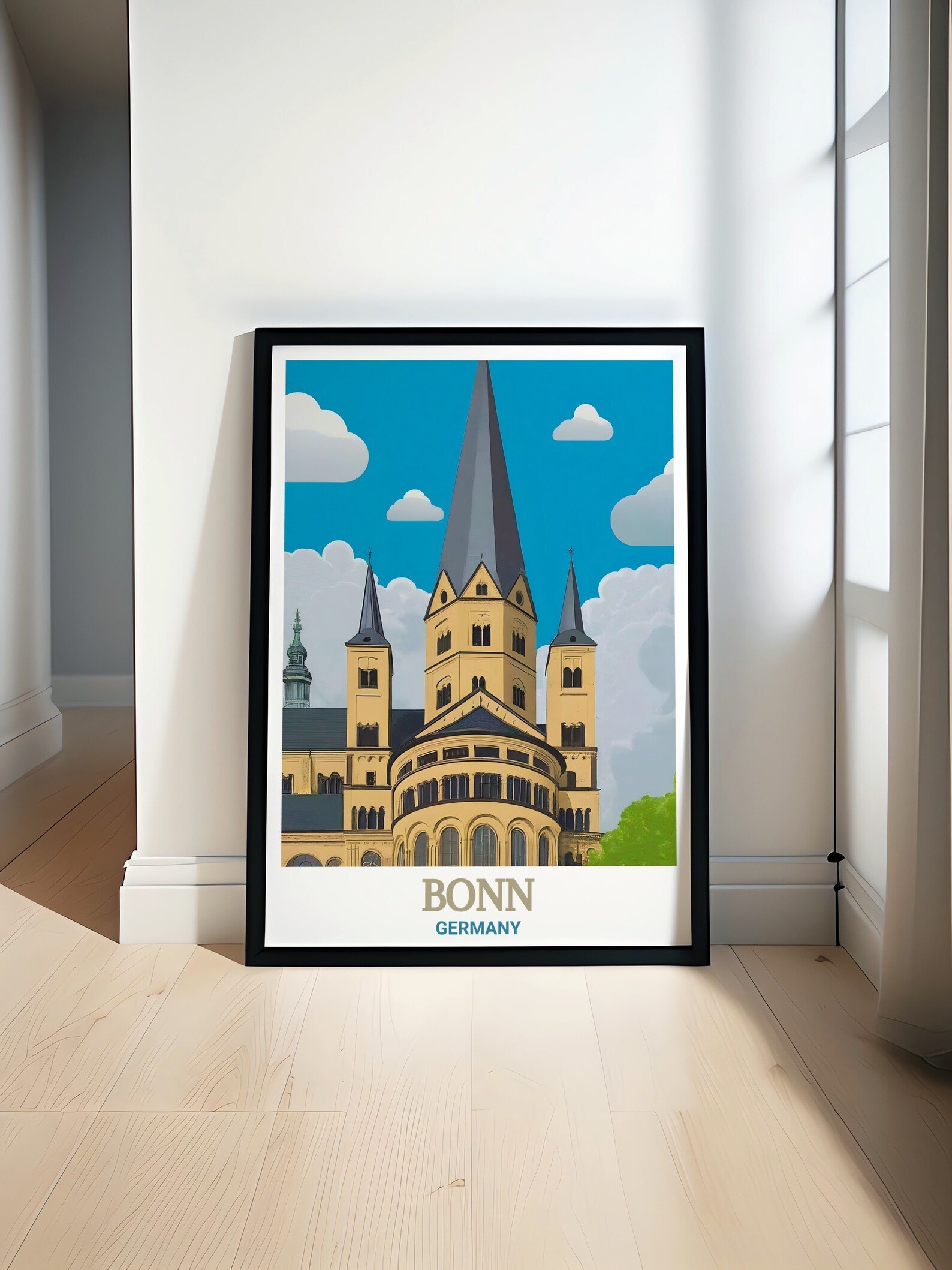 Bonn Art Collection Bonn Minster Posters Germany Wall Decor Bonn ...