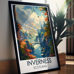 Inverness Nature Art - Ness Islands Poster - Scenic River Views ...