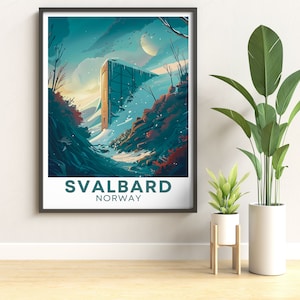 Svalbard Wall Art - Svalbard Poster - Svalbard Gift - Svalbard Framed ...