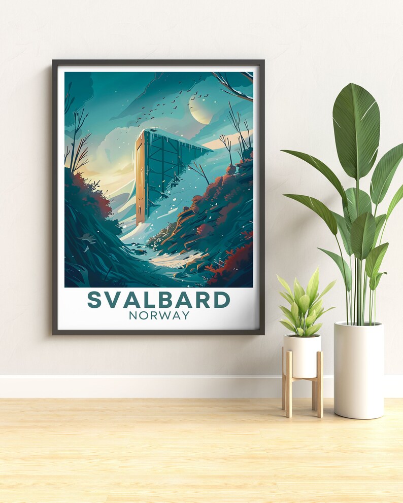Svalbard Wall Art - Svalbard Poster - Svalbard Gift - Svalbard Framed ...