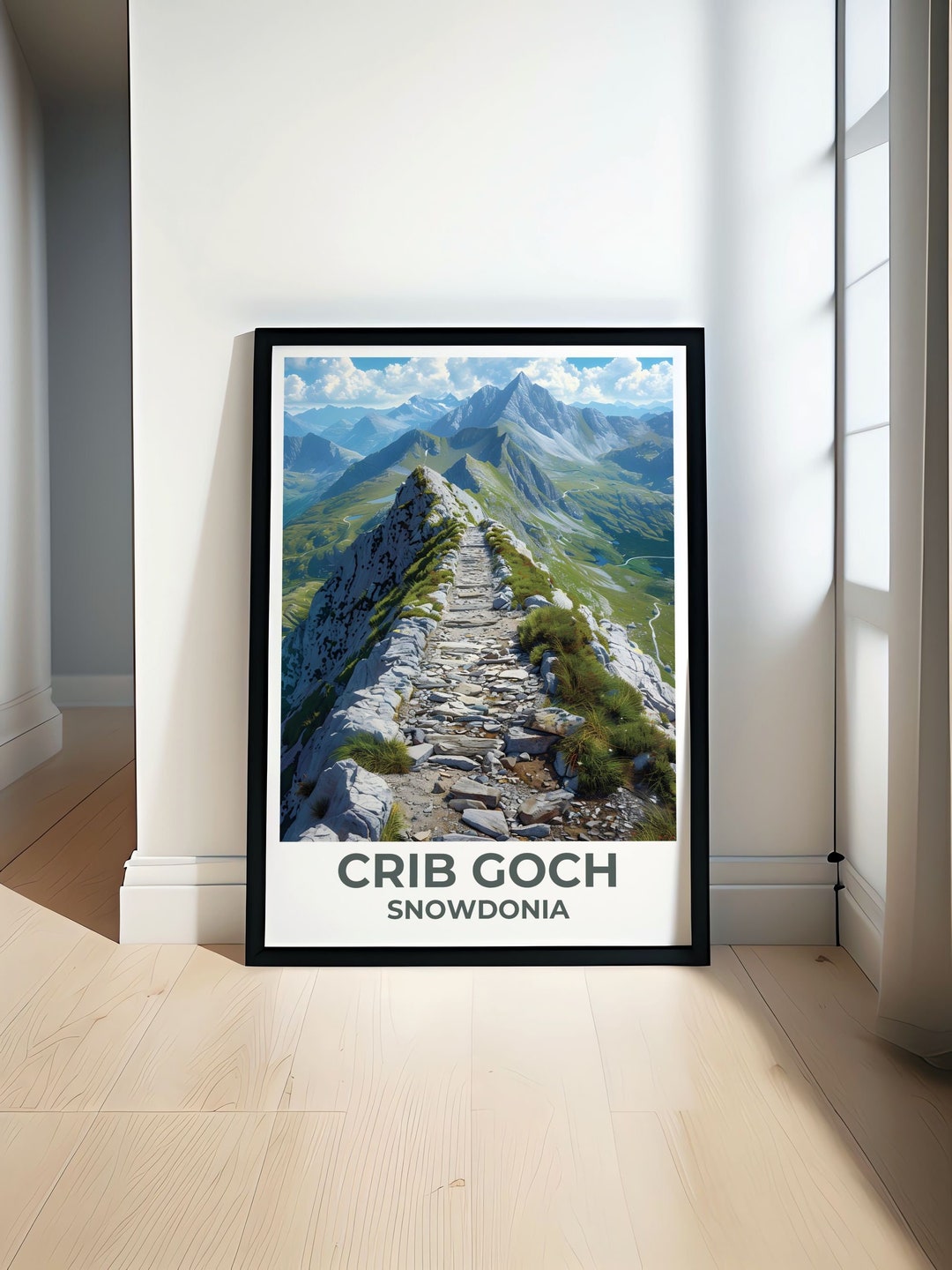 Crib Goch Art - Crib Goch Print - Crib Goch Poster - Crib Goch Wall Art ...