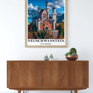 Neuschwanstein Castle Posters - Neuschwanstein Castle Art ...