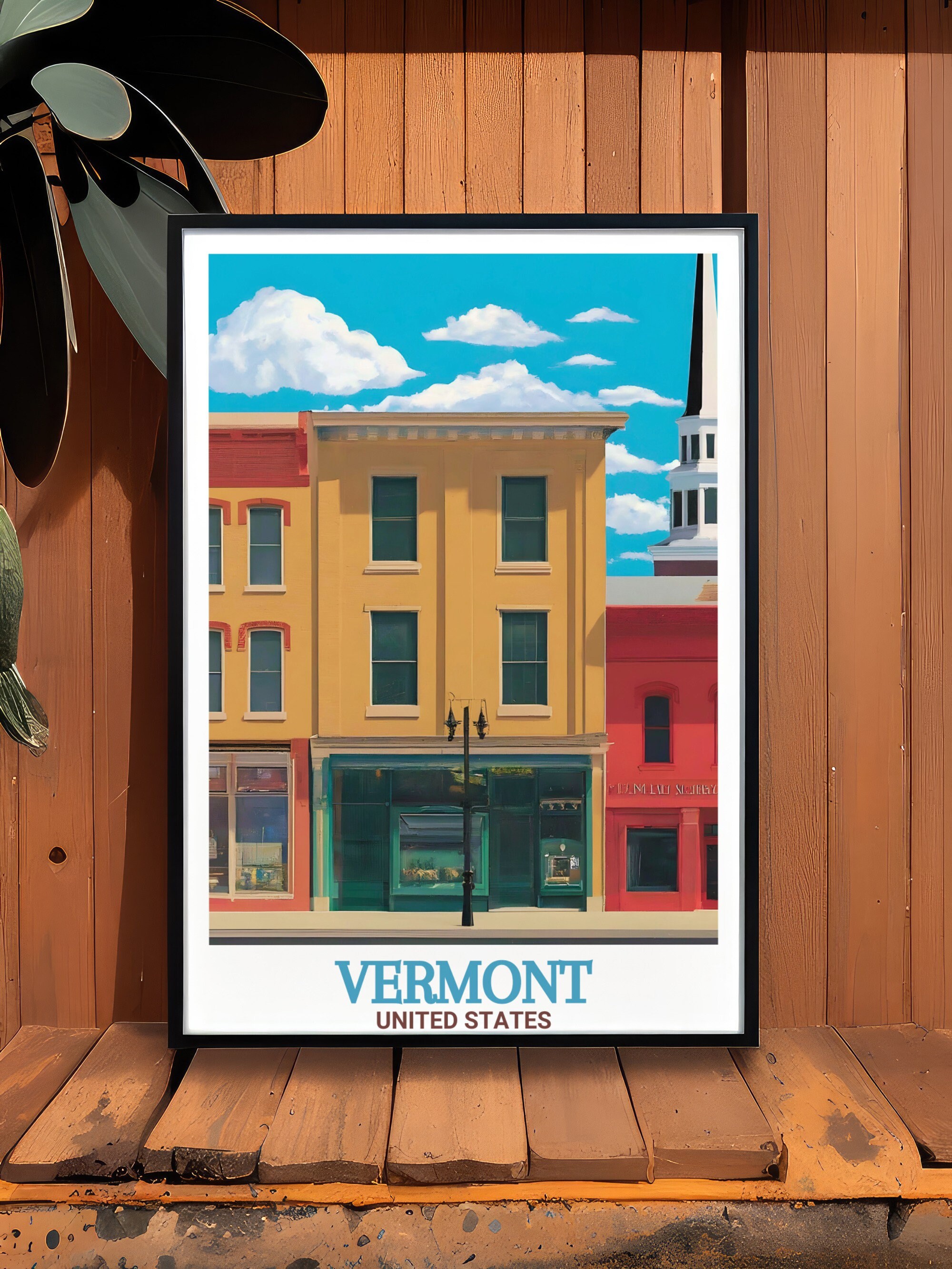 Vermont Wall Art Vermont Travel Posters Church Street Marketplace ...