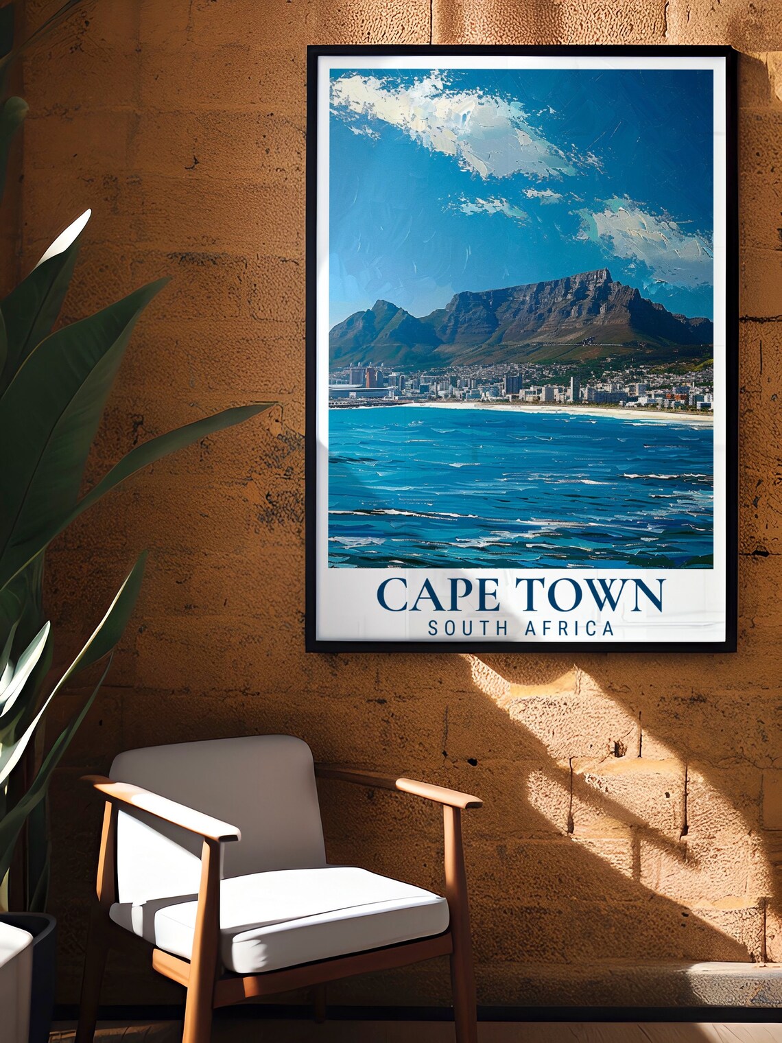 Cape Town Travel Print Table Mountain Posters and Prints Cape Town Art ...
