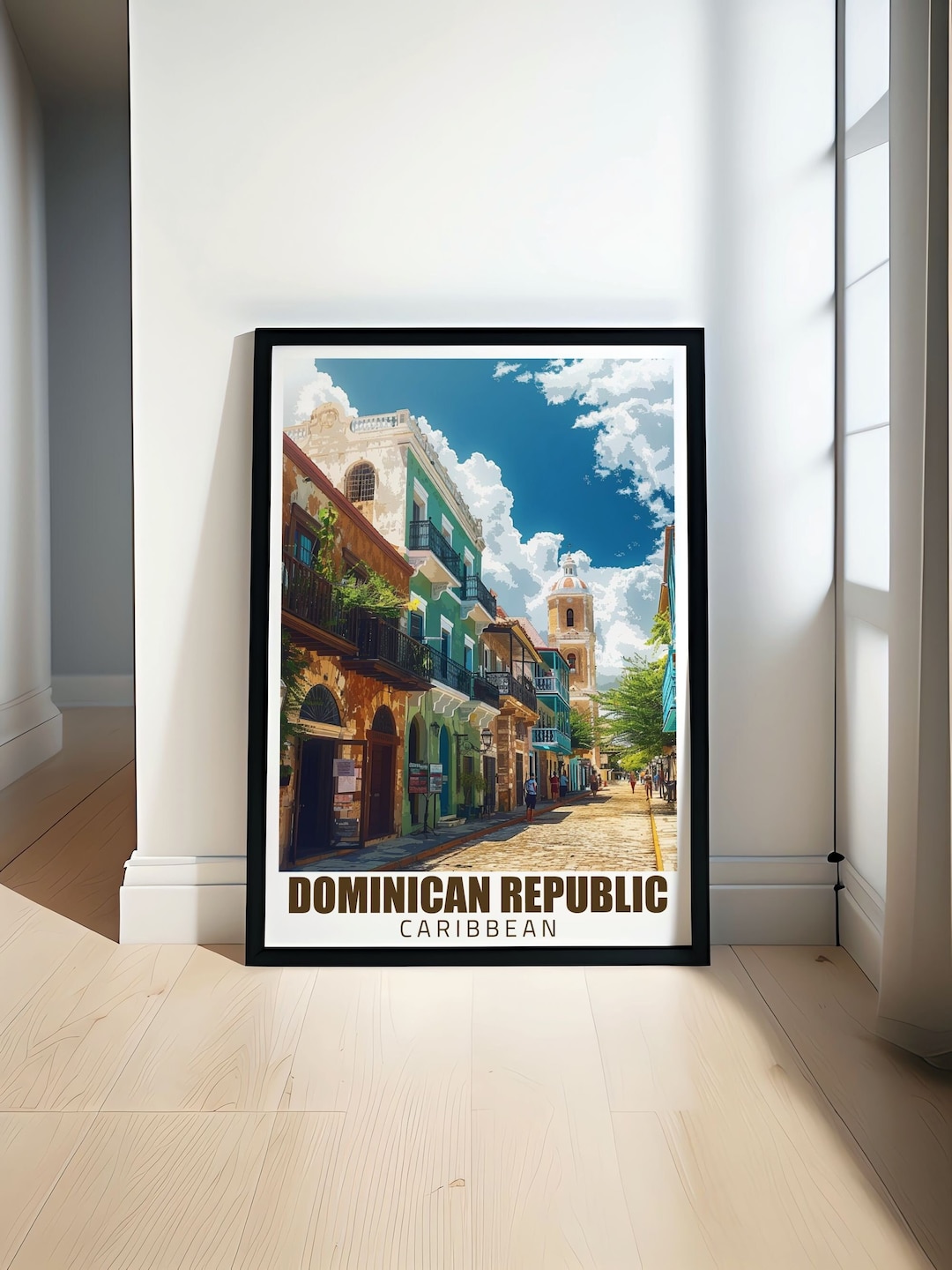 Dominican Republic Wall Art - Colonial District of Santo Domingo Poster ...