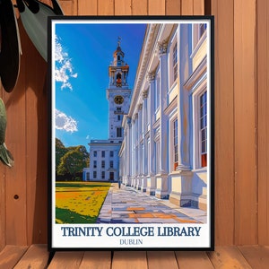 Trinity College Library Art - Campanile Art - Trinity College Library ...