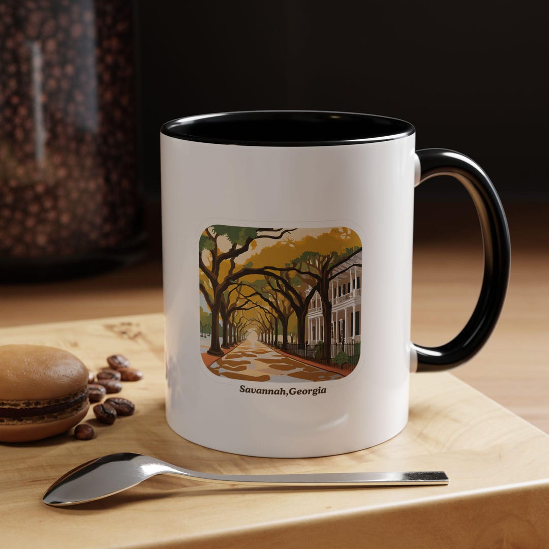 Savannah City Mug - Savannah Georgia Mug - Georgia Mug - Georgia Coffee ...