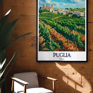 Puglia Posters- Salento Vineyards Prints - Italy Travel Posters and ...