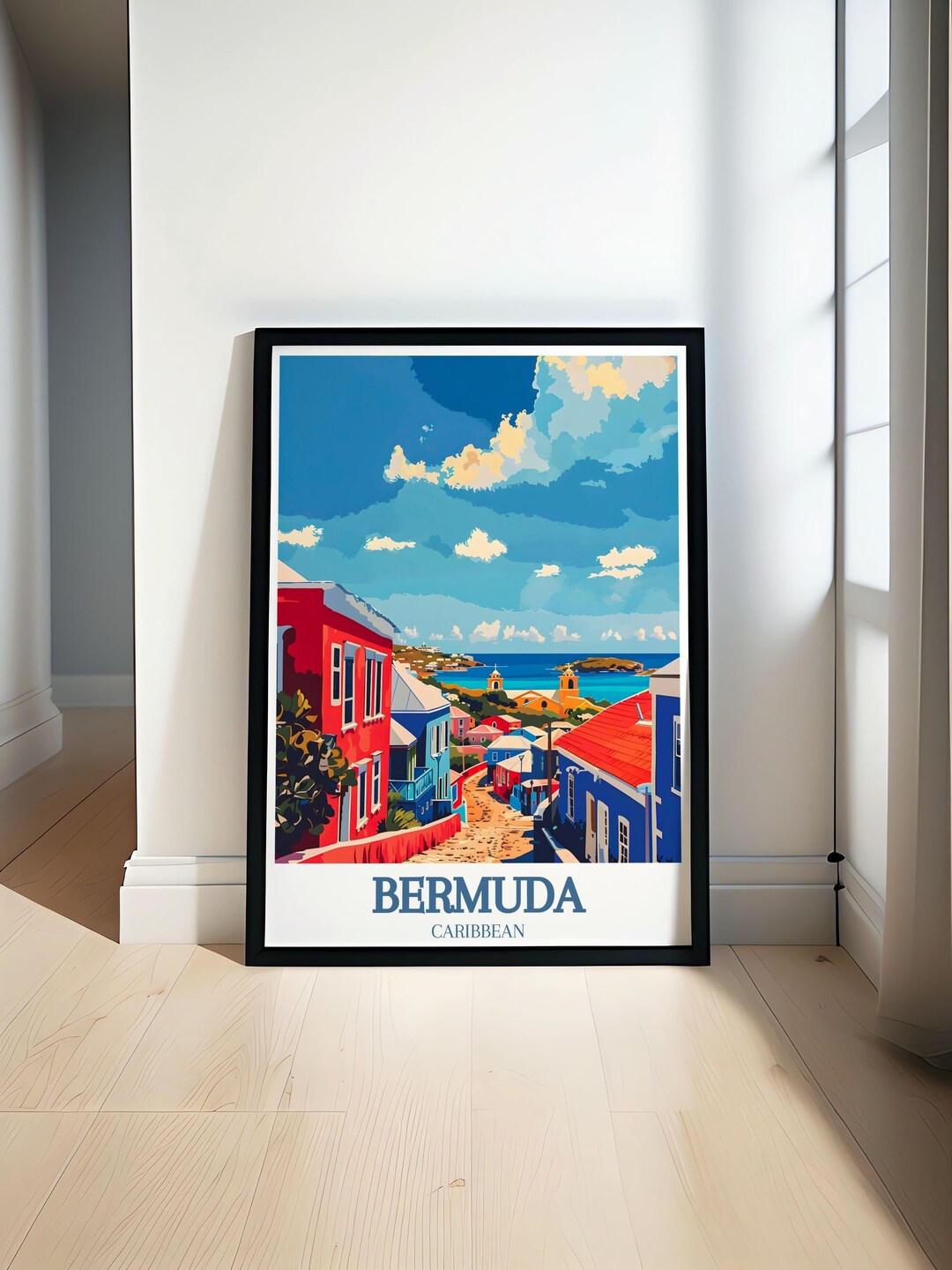Bermuda Poster - Royal Naval Dockyard Art - Bermuda Travel Poster ...