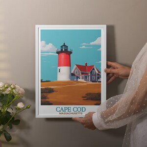 Cape Cod Art Collection - Nauset Lighthouse Travel Print - Iconic ...