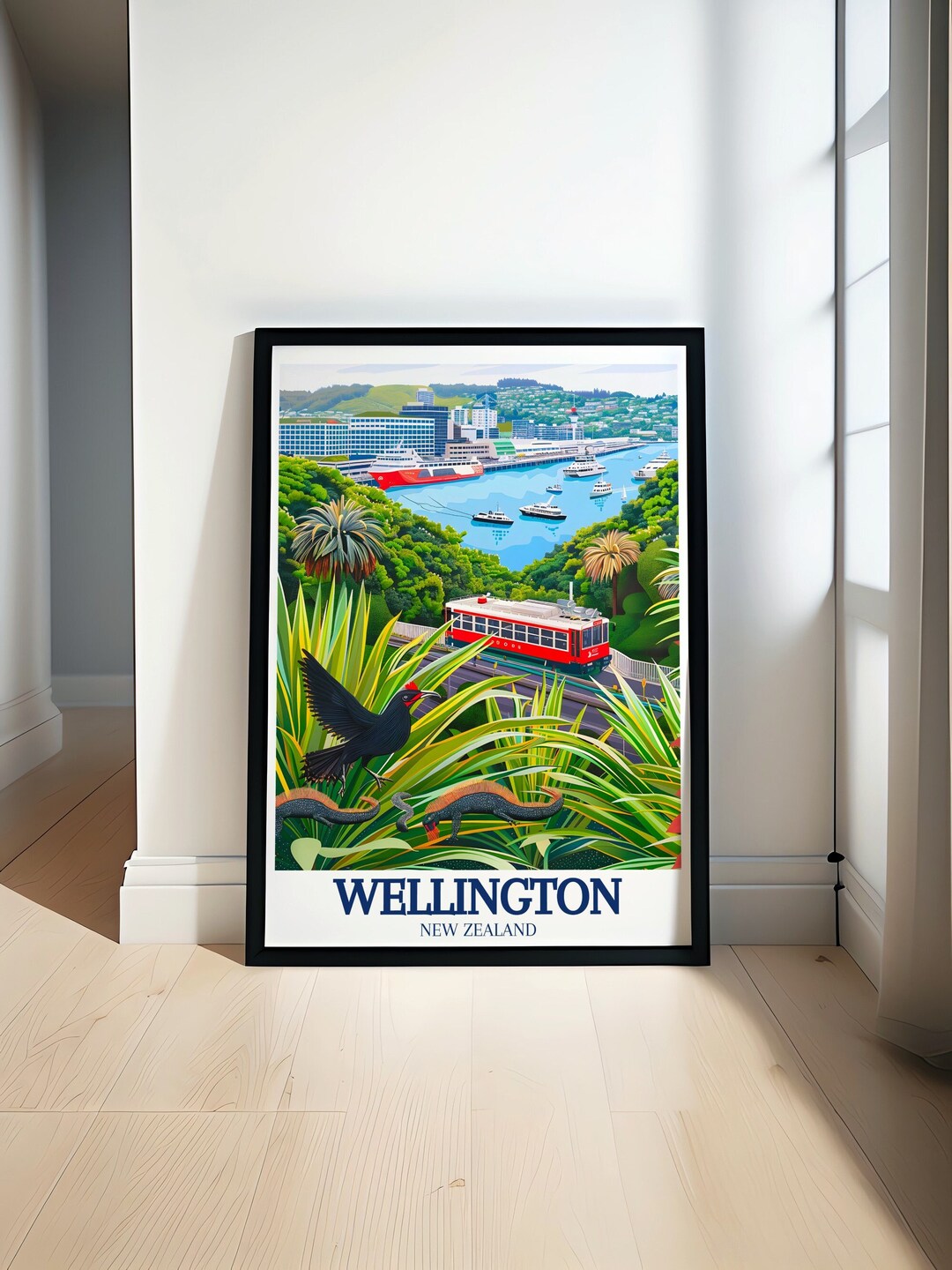 Wellington Wall Decor - Wellington Waterfront Travel Posters ...