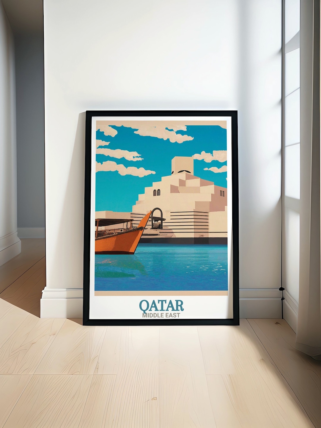 Qatar Poster - Qatar Print - Qatar Travel Poster - Museum of Islamic ...