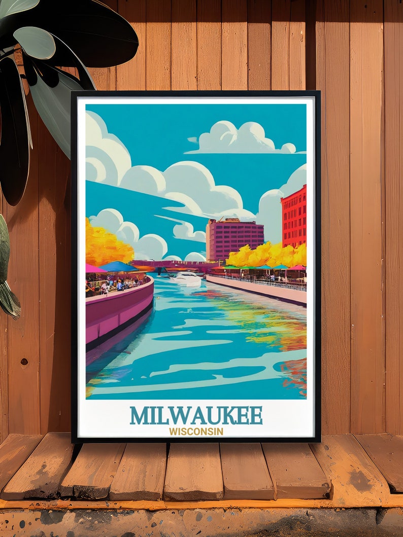 Milwaukee Art Collection - Milwaukee Riverwalk Travel Posters ...