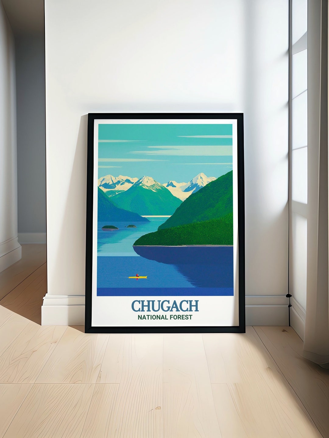 Chugach National Forest Poster - Prince William Sound Poster - Prince ...