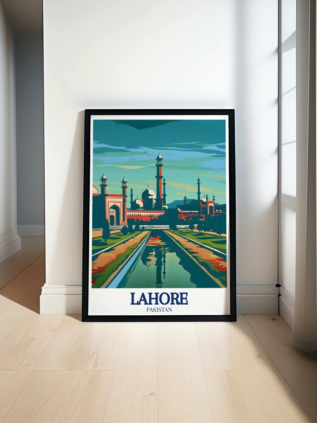 Lahore Art Collection - Shalimar Gardens Travel Wall Art - Lahore ...