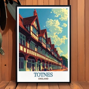 Totnes Wall Art - Capturing the Butterwalk Charm - Totnes Travel ...