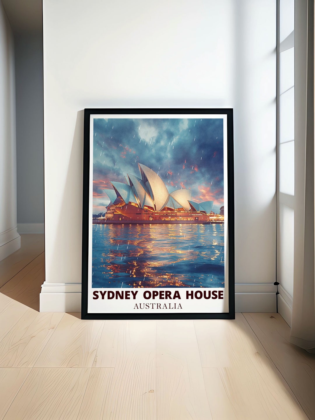 Sydney Opera House Travel Poster- Sydney Opera House Print - Australia ...