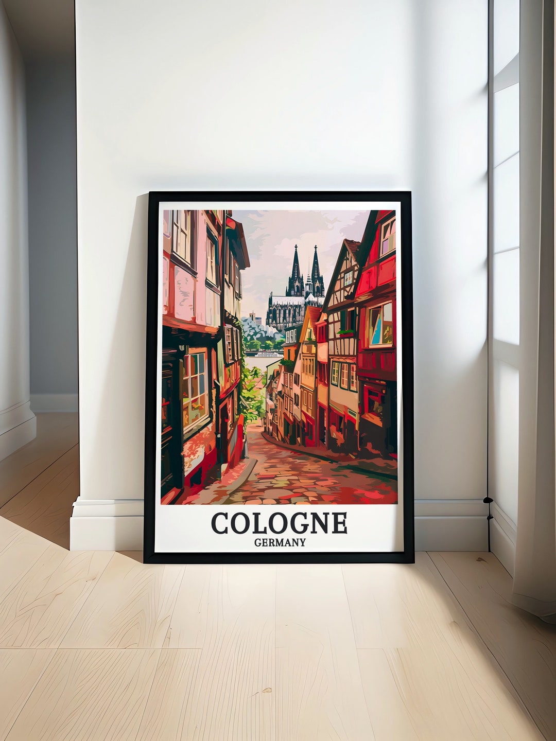 Cologne Wall Art - Old Town (altstadt) Cologne Cathedral Print - Old ...