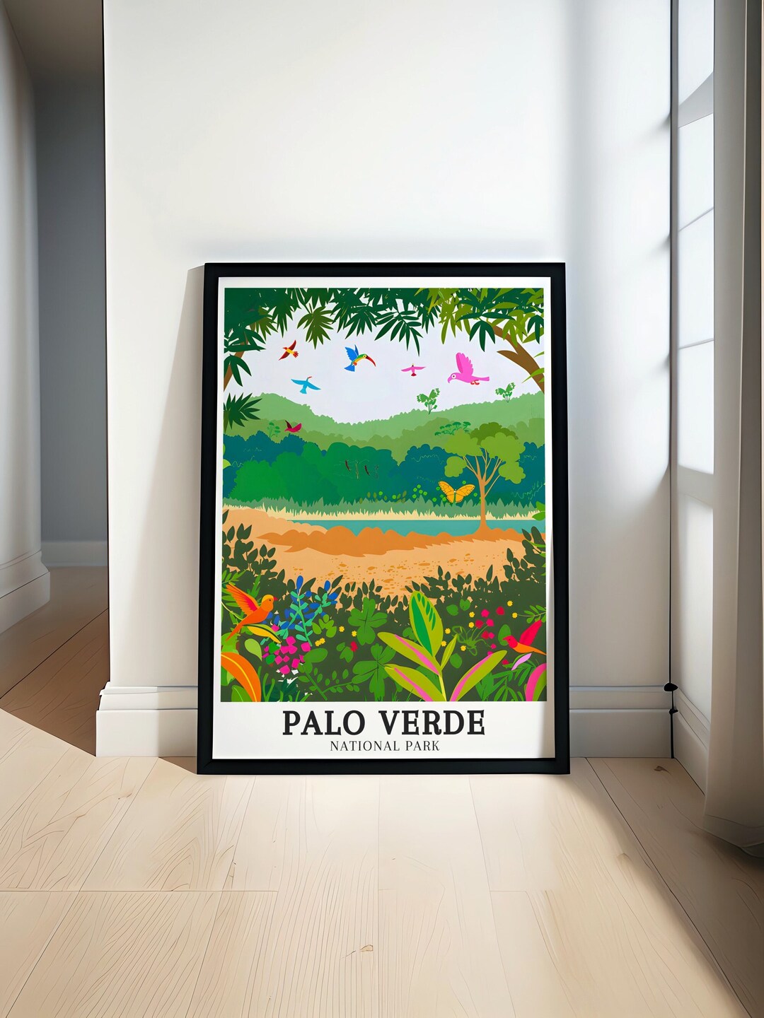 Palo Verde National Park Travel Poster - Arenal Tempisque Conservation ...